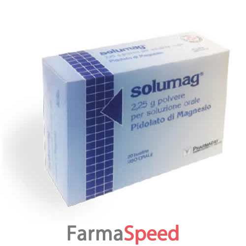 Solumag - 2,25 G Polvere Per Soluzione Orale 20 Bustine
